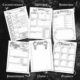 Fiches personnages DnD5 – ImagineTonAventure